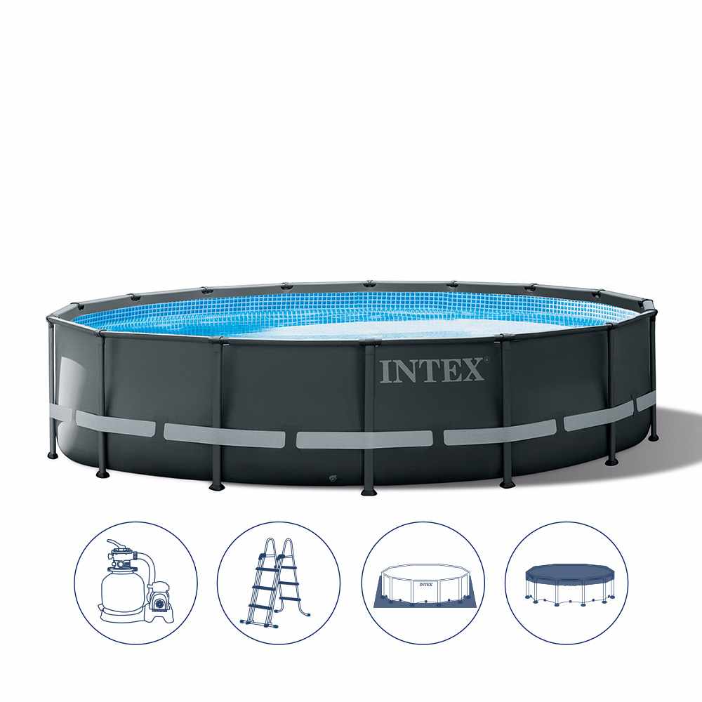 Intex Ultra XTR Frame Pool Set with Accessories 16ft x 48" 26326 ...