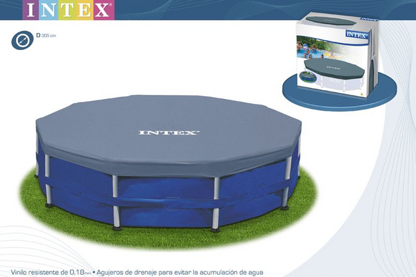 INTEX Pool Cover 10 FT Round Frame – thestationerycompany.pk
