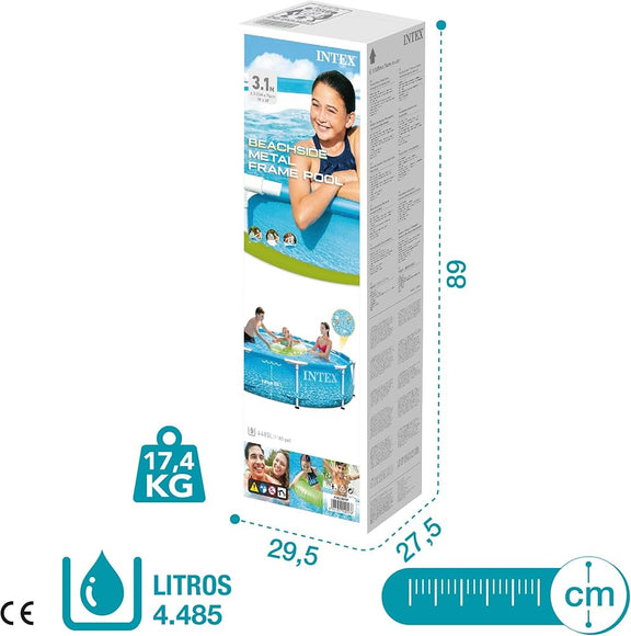 INTEX Easy Set Pool 10' x 30" Metal Frame Pool 28206 ...