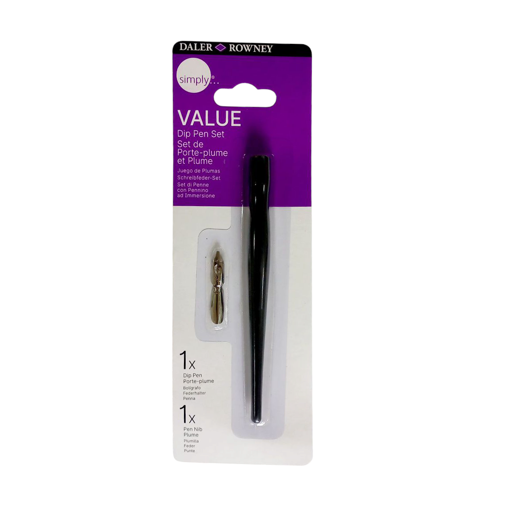 Daler Rowney Simply Value Dip Pen Set Of 1 Nib – thestationerycompany.pk