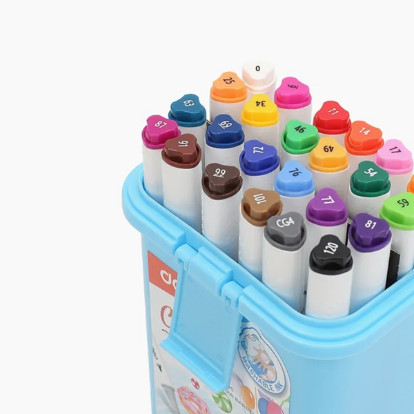 Deli ColoRun Sketching Markers Pack of 24 – thestationerycompany.pk