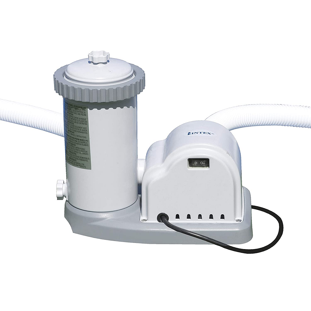 INTEX ( 20' x 52" ) Prism Frame Round Metal Frame Pool With Filter Pum ...