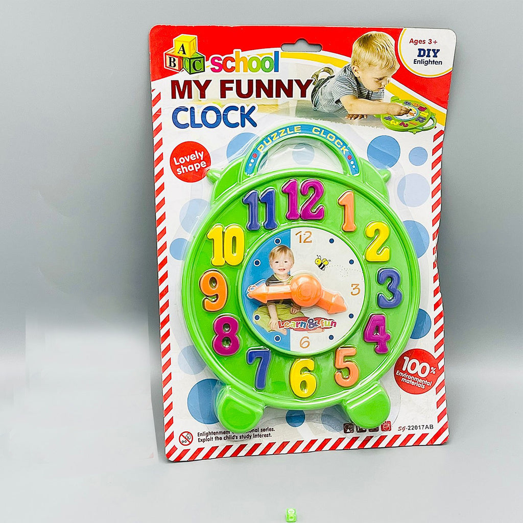 My Funny Clock - Educational Toy – thestationerycompany.pk