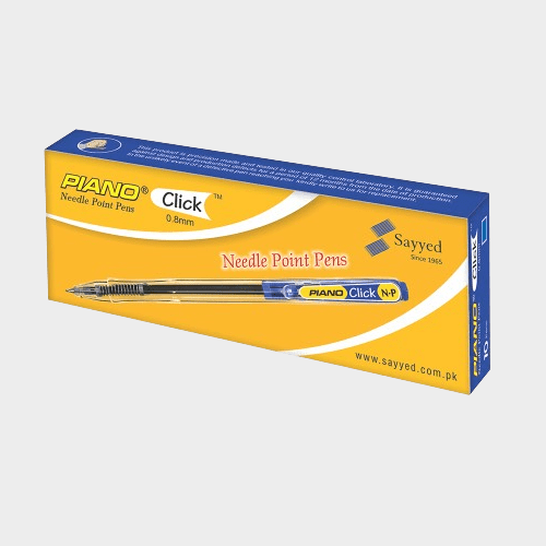 Piano Click N.P Ballpoint Pen 0.8mm Pack Of 10 – thestationerycompany.pk