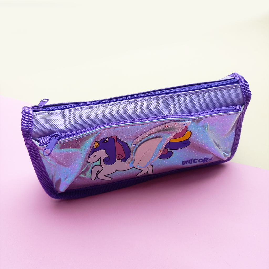 Shining Unicorn Pencil Case – thestationerycompany.pk