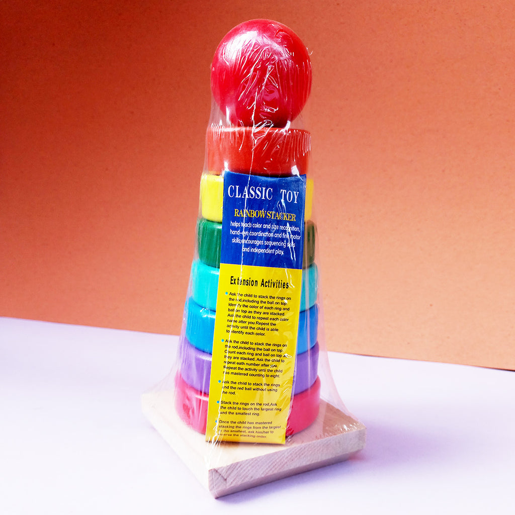 Rainbow Stacker Educational Toys For Kids – thestationerycompany.pk