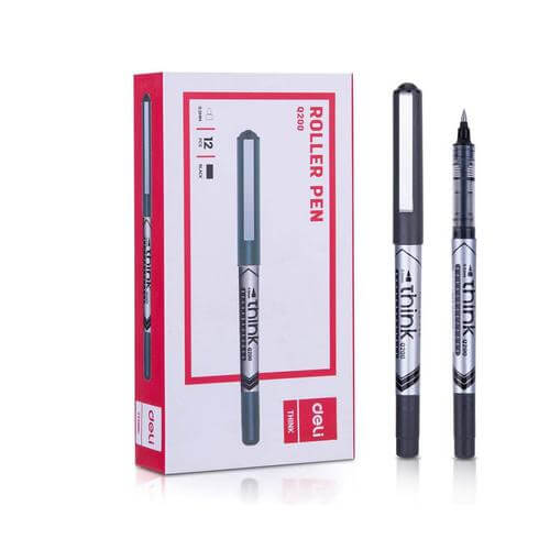 Deli Roller Pen EQ20020 0.5MM Black Single Piece – thestationerycompany.pk