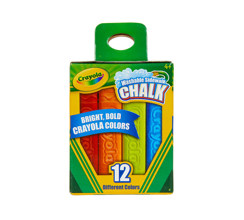 Crayola Washable Sidewalk Chalk Pack Of 12 – thestationerycompany.pk