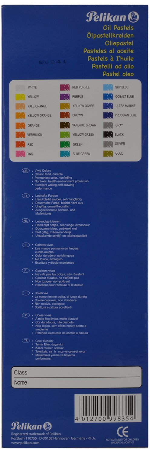 Pelikan Oil Pastel Color R2296 Pack Of 24 – thestationerycompany.pk