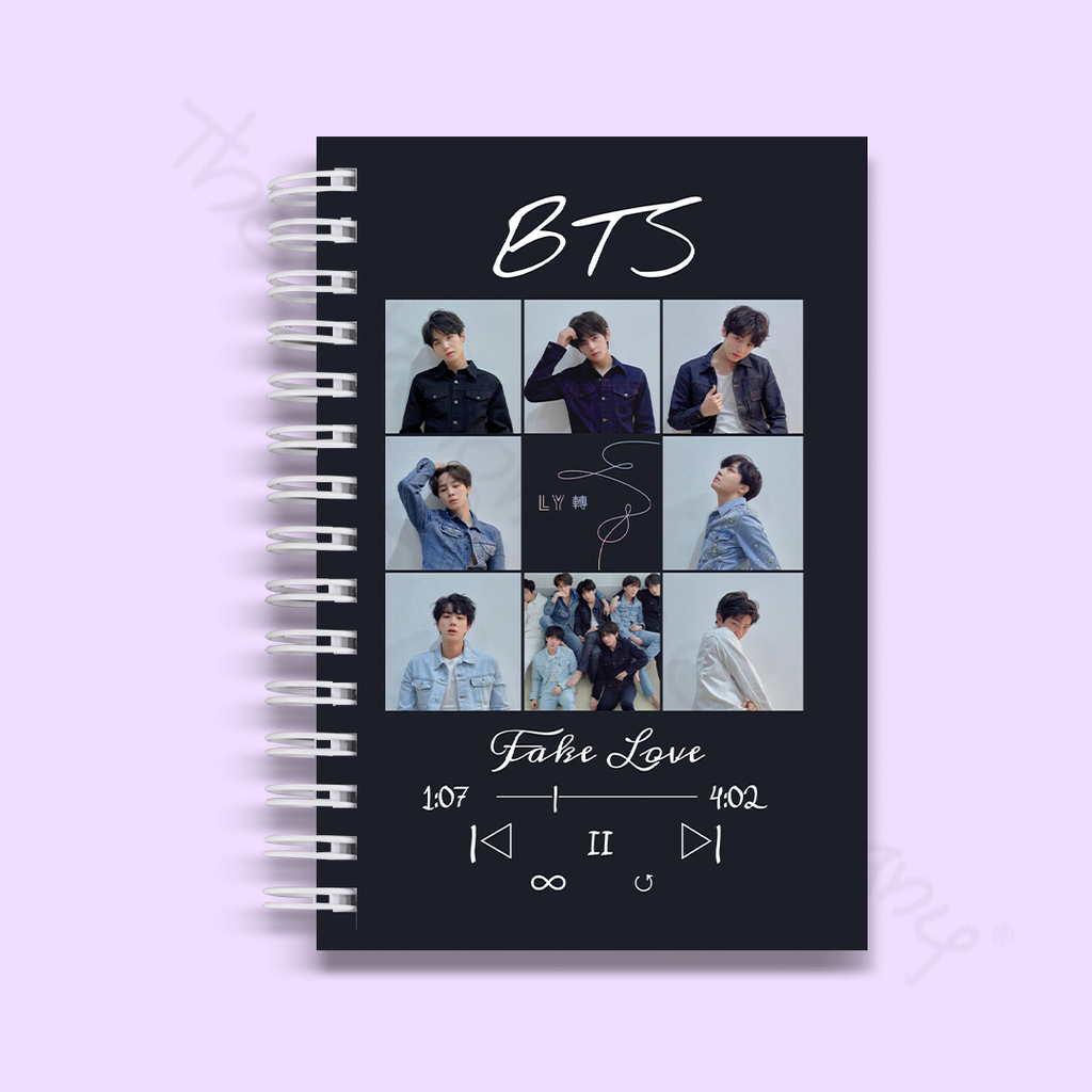 BTS Spiral Notebook Style 66 – thestationerycompany.pk