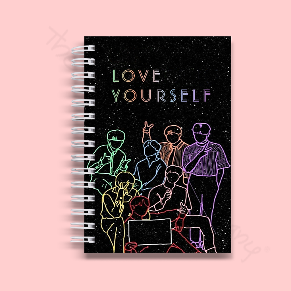 BTS Spiral Notebook Style 63 – thestationerycompany.pk