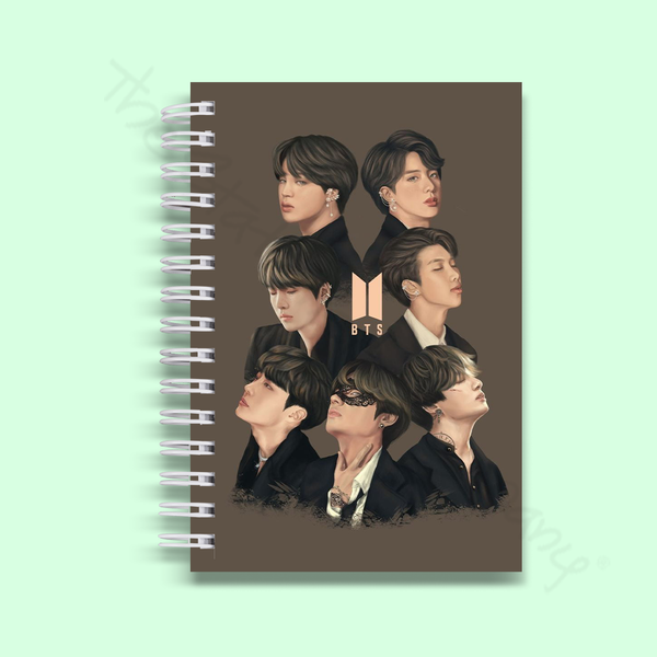 BTS Spiral Notebook Style 78 – thestationerycompany.pk