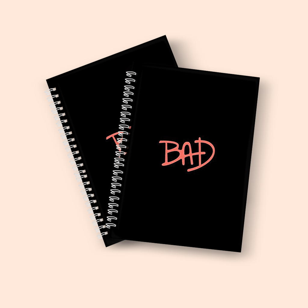 Bad Cover Spiral Notebook – thestationerycompany.pk