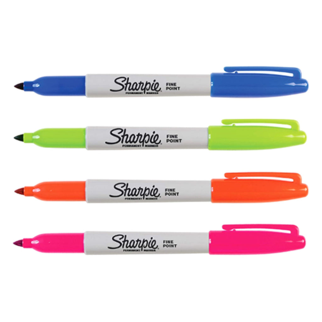 Sharpie Fine Point Permanent Marker Pack of 4 – thestationerycompany.pk
