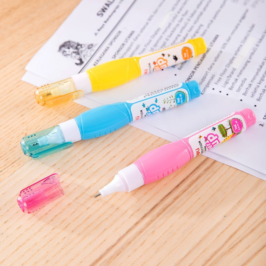 Deli Cover Up Correction Pen 7ml – thestationerycompany.pk