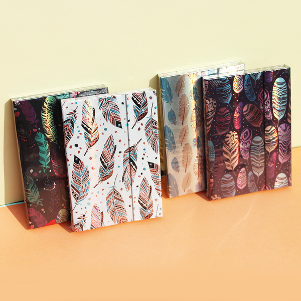 Leaf Design Foil Journal Notebook – thestationerycompany.pk