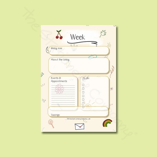 Baby Weekly Planner – thestationerycompany.pk